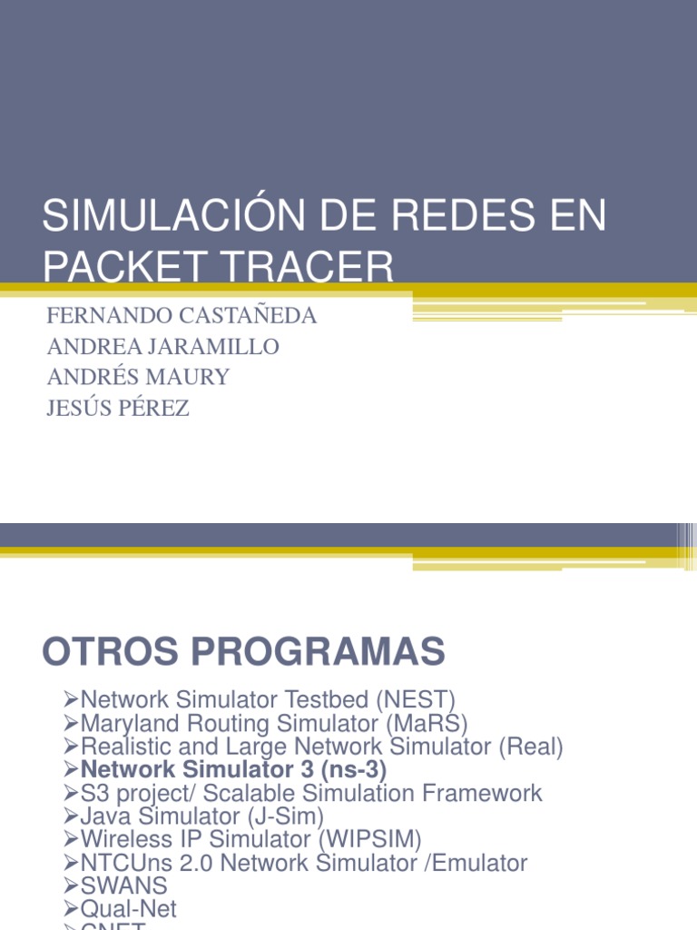 Simulacion Redes en Packet Tracer | PDF | Protocolos de internet ...