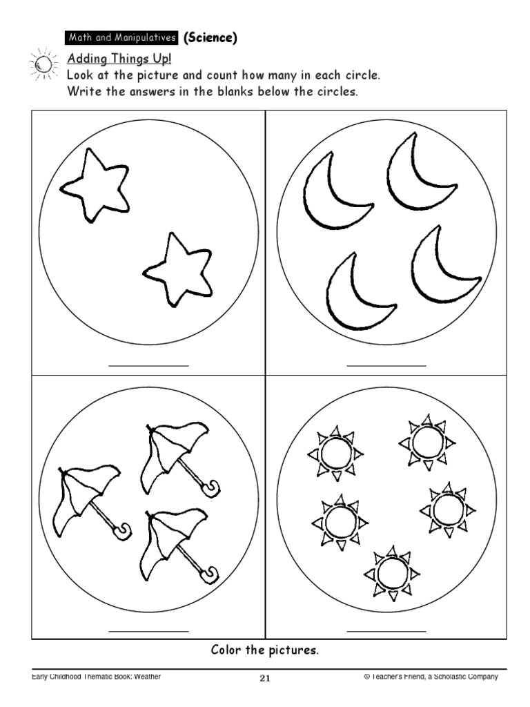 Early Math & Weather Activities | PDF | Teaching Methods & Materials ...