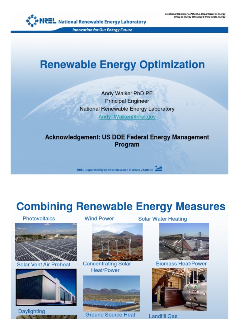 Renewable Energy Optimization Strategies | PDF | Integrated Truss ...