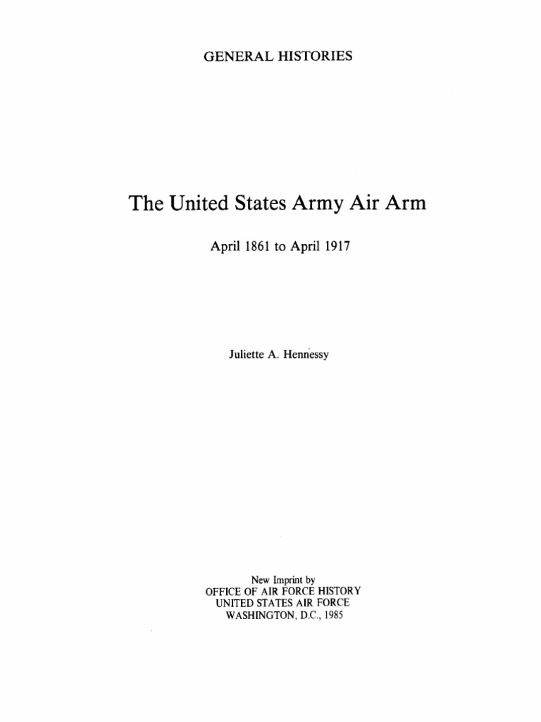 The United States Army Air Arm | PDF | Balloon (Aeronautics ...