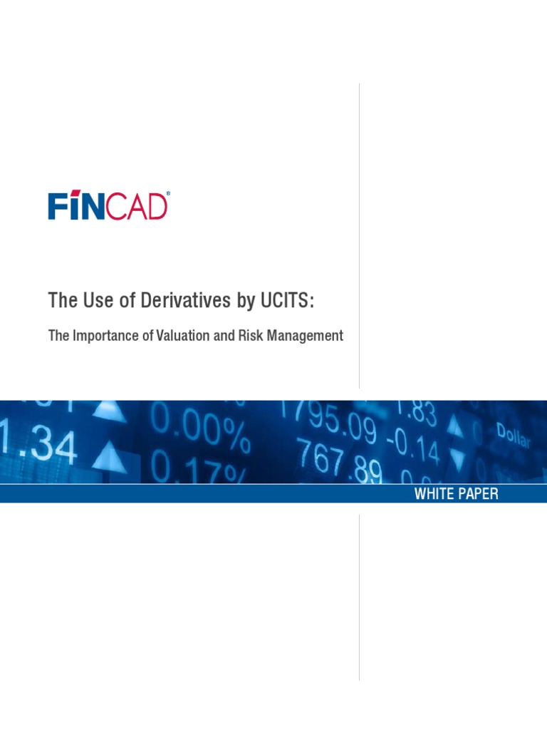 Ucits White Paper | PDF | Derivative (Finance) | Hedge Fund
