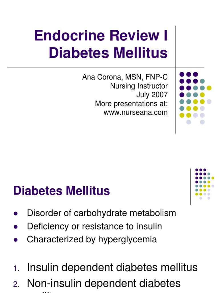 Endo Review | PDF | Diabetes Mellitus | Hypoglycemia