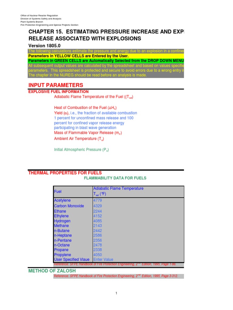 TNT Equivalent Calculation Guide | PDF | Fuels | Combustion