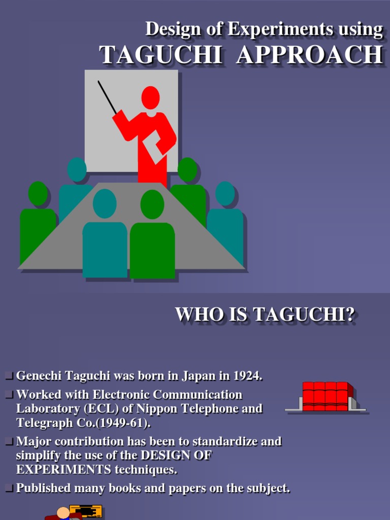 Taguchi Approach: Design of Experiments Using | PDF | Design Of ...