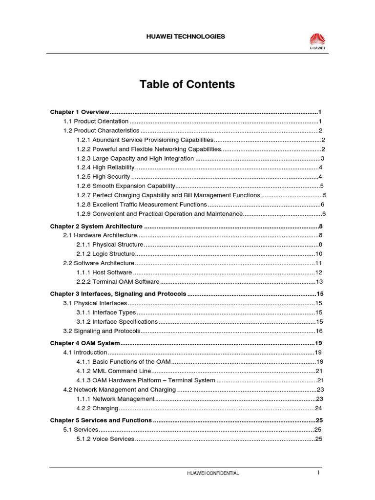 Huawei MSoftX3000 Overview and Specs | PDF | Session Initiation ...