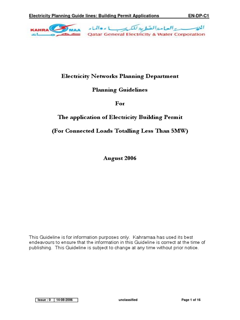 Building Permit Guidelines for Substations | PDF