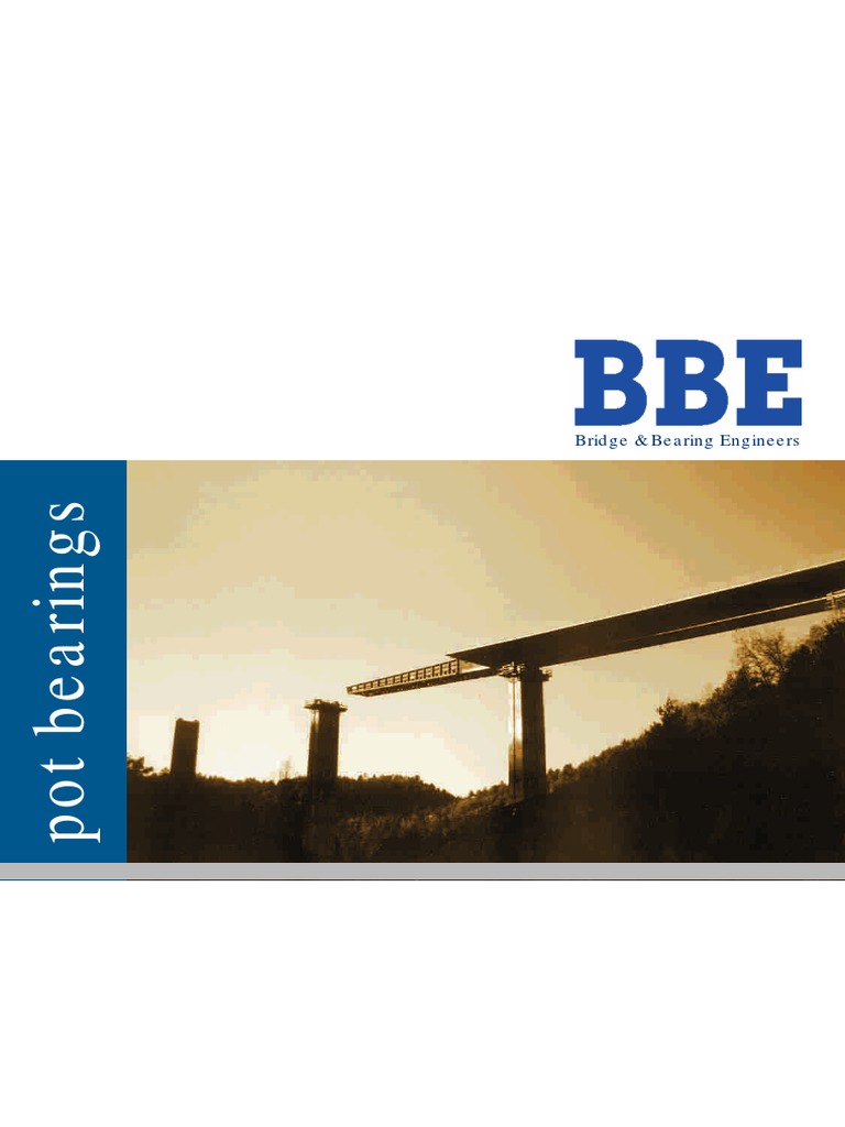 Pot Bearings | PDF | Bearing (Mechanical) | Structural Load