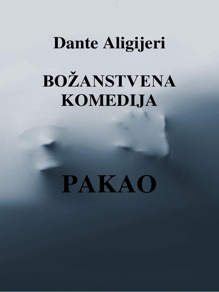 Dante Aligijeri - Pakao | PDF