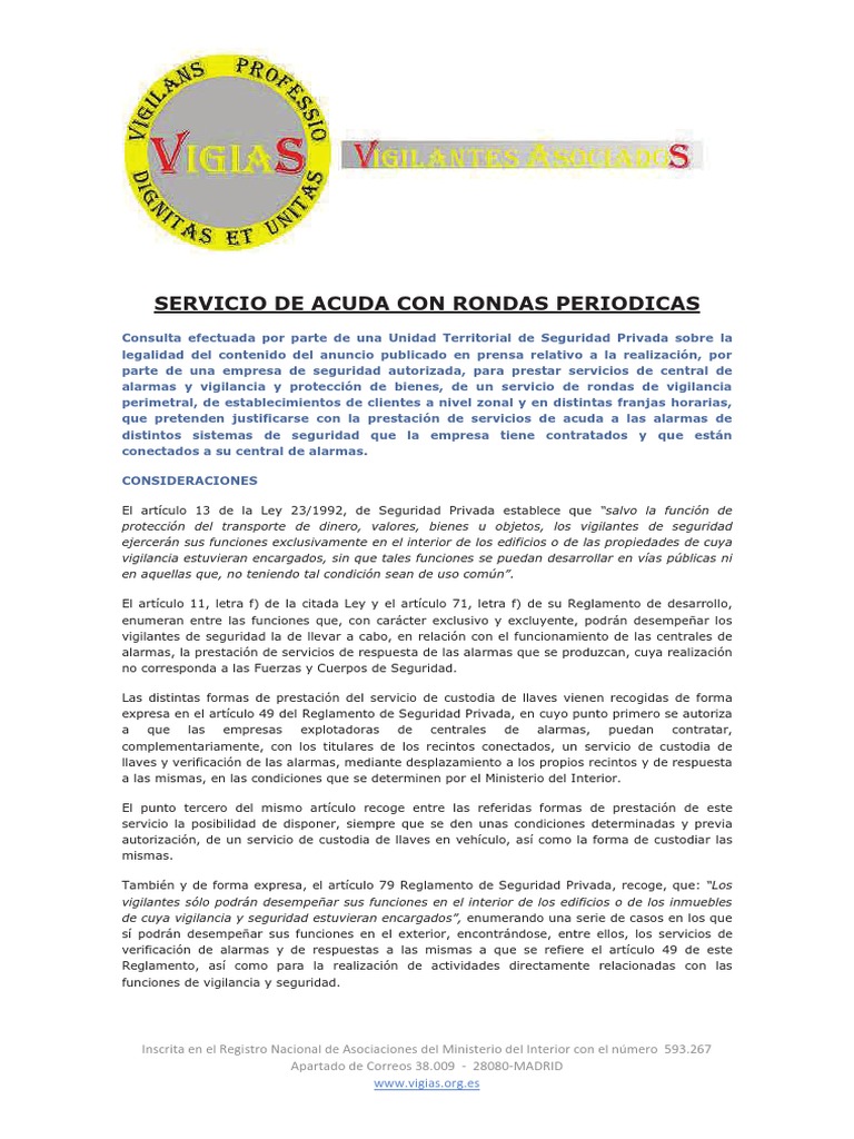 Servicio de Acuda Con Rondas Periodicas | PDF | Derecho | Tecnología