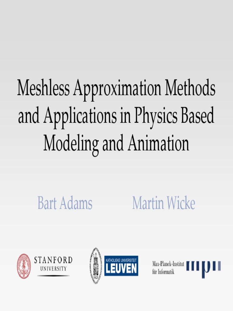 Meshless | PDF | Elasticity (Physics) | Continuum Mechanics