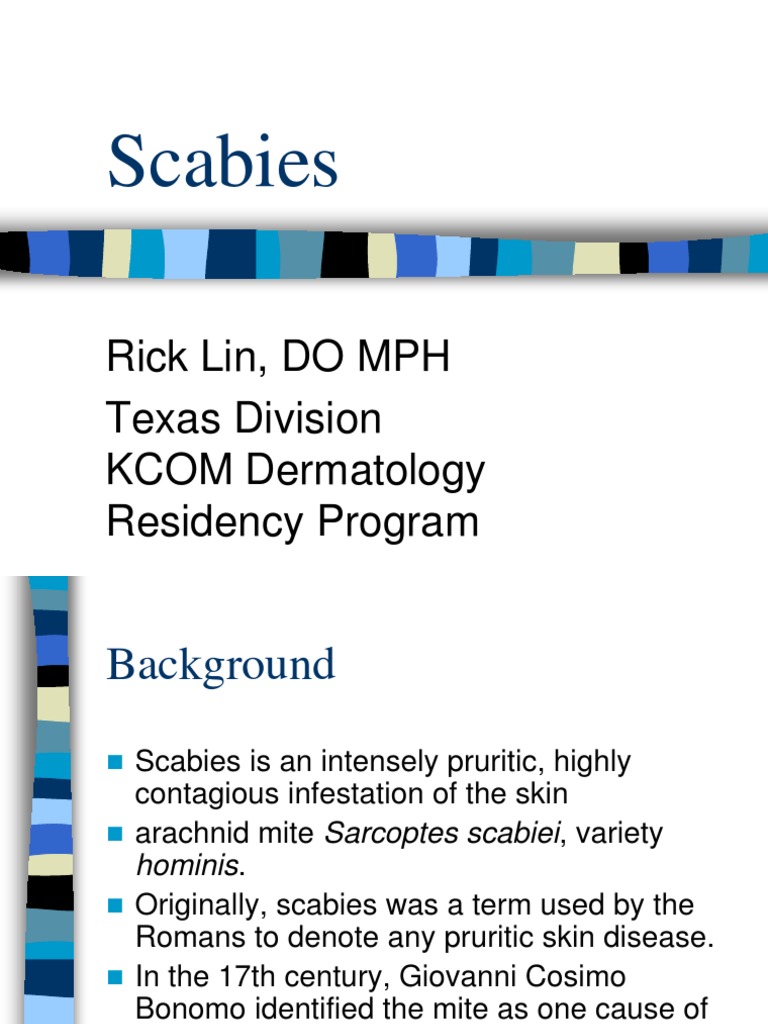 Scabies | PDF | Health Sciences | Immunology