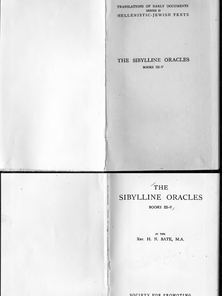 The Sibylline Oracles | PDF | Religion And Belief