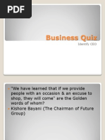 Business Quiz Questions - India Business Quiz With Answers | PDF | Test ...