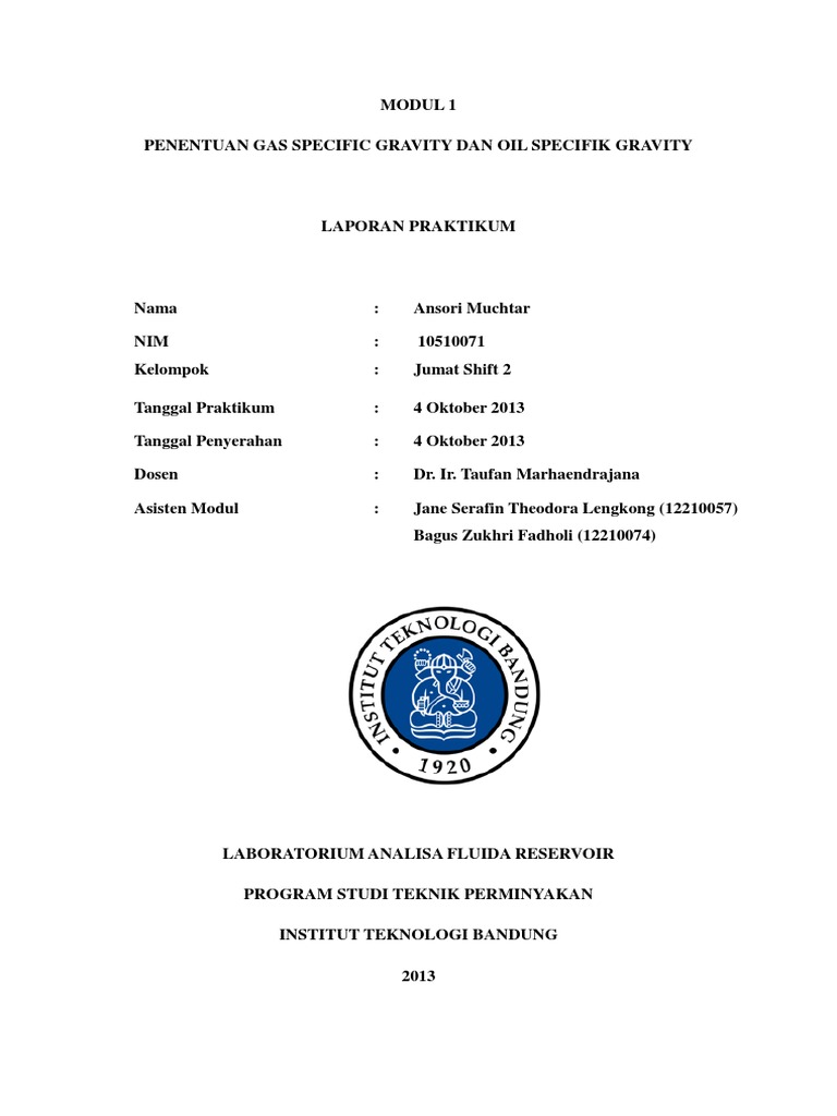 Laporan Praktikum FR Modul 1 Ansori | PDF