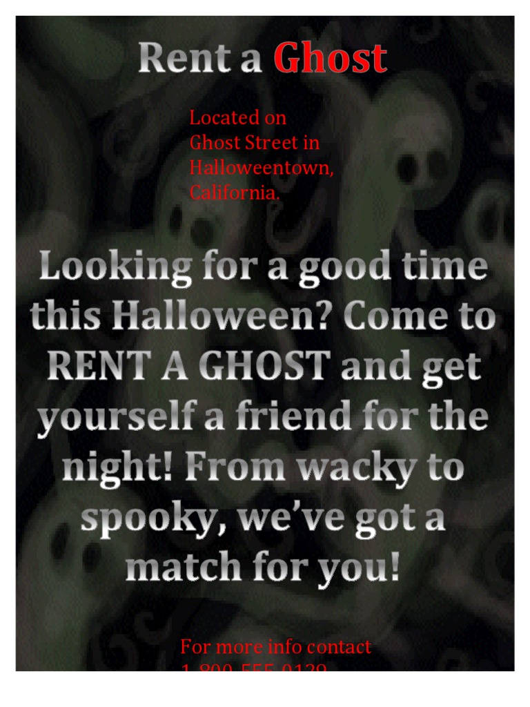Ghost Flyer | PDF