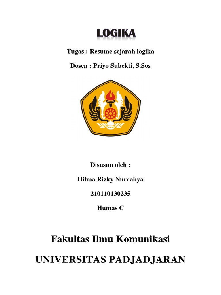 Sejarah Perkembangan Logika | PDF