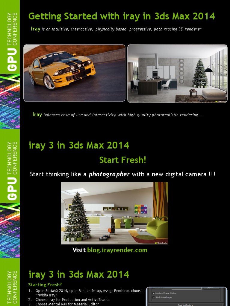 iray 3ds Max 2014 Rendering Guide | PDF | Rendering (Computer Graphics ...