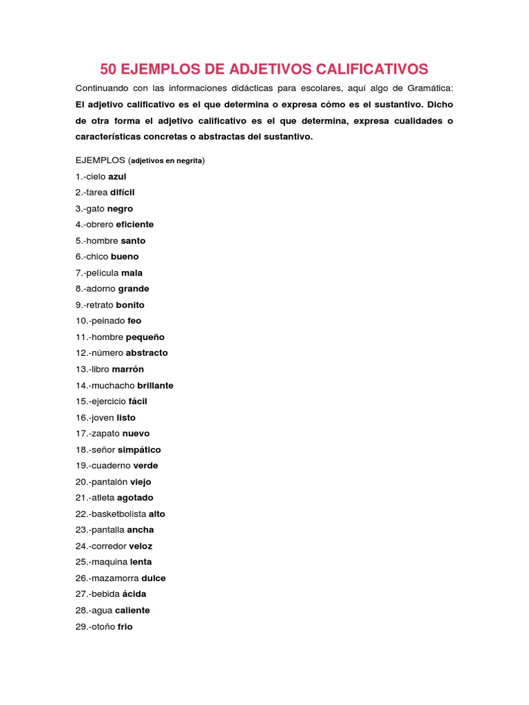 Ejemplos De Oraciones Con Adjetivo Calificativo Youtube Adjetivos ... Ejemplos De Oraciones Con Adjetivo Calificativo Youtube Adjetivos ...