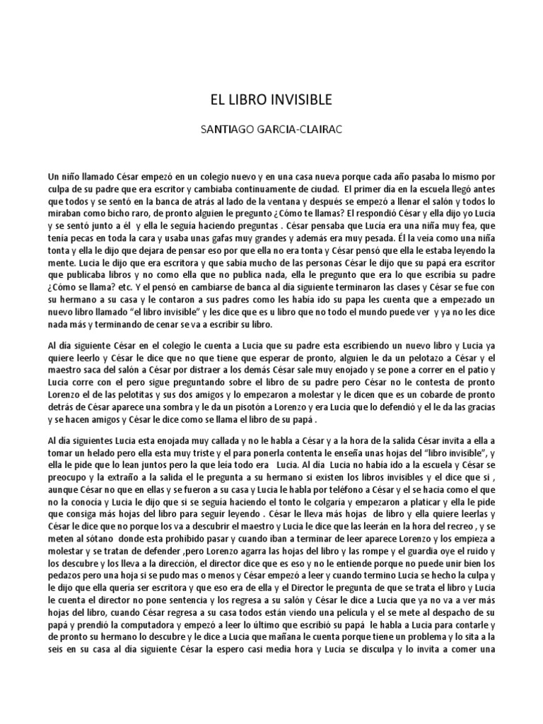 El Libro Invisible | Ocio | Entretenimiento (general)