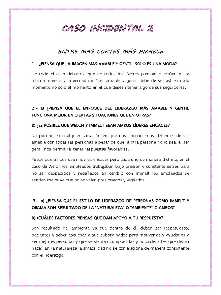 Caso Incidental 2 | PDF