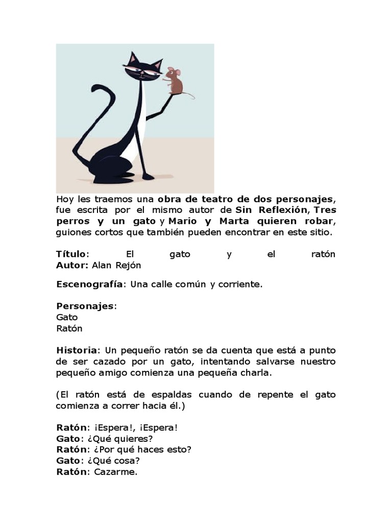 Obra Teatral Corta para Niños | PDF