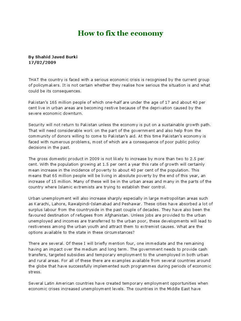 Shahid Javed Burki Articles | PDF | Pakistan | Trade