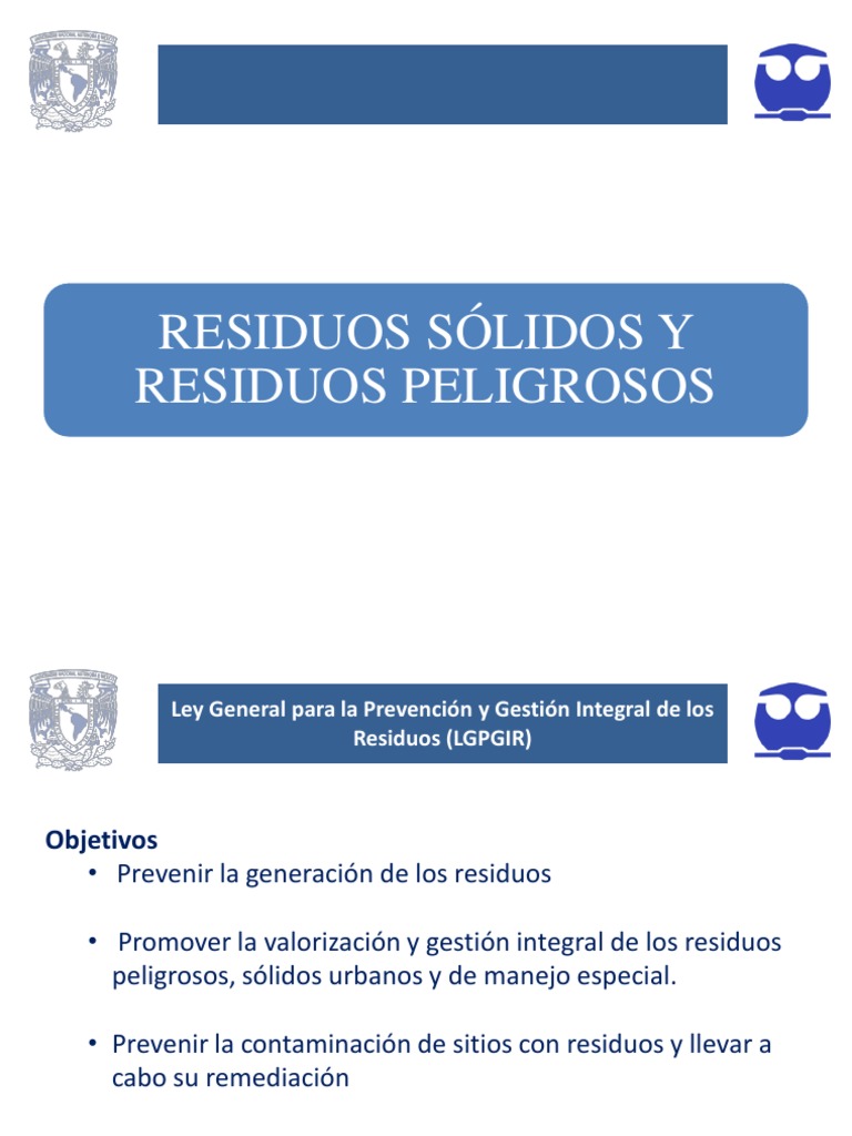 Normatividad RSU, RME y RP | Descargar gratis PDF | Residuos ...