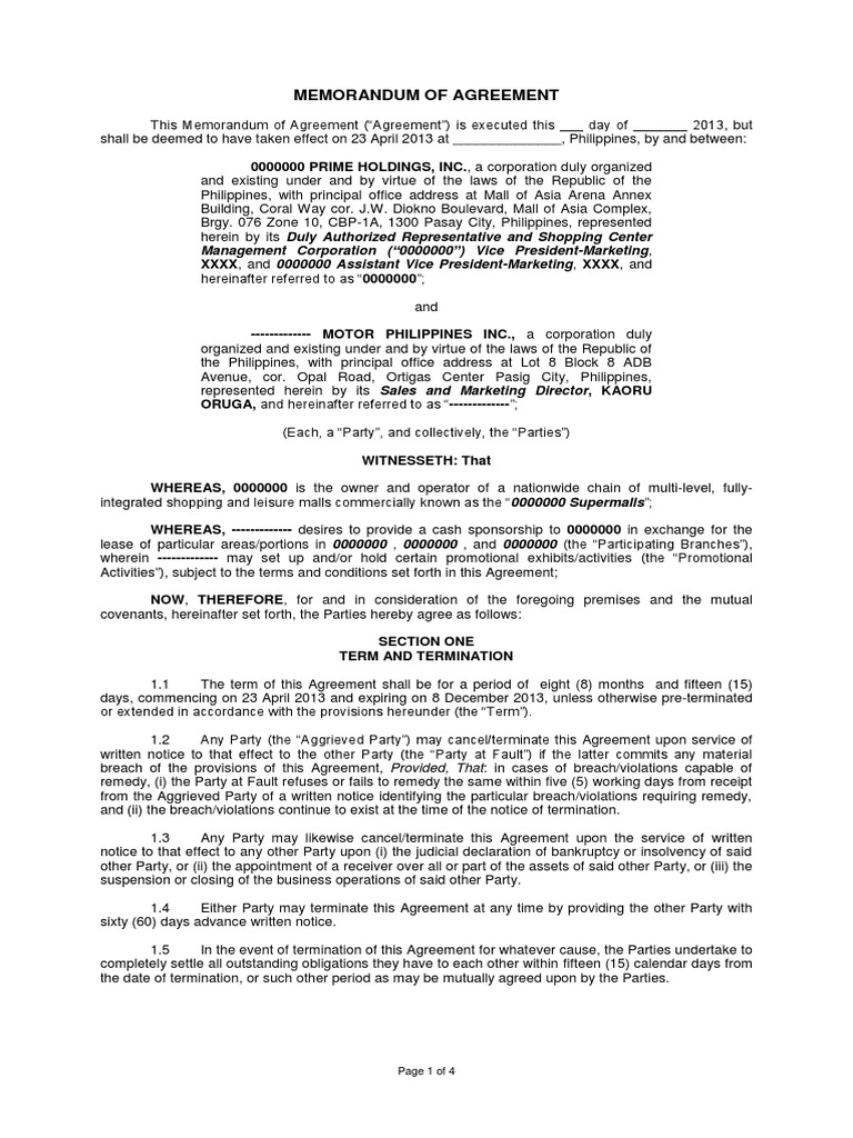 Moa Sample | Jurisdiction | License