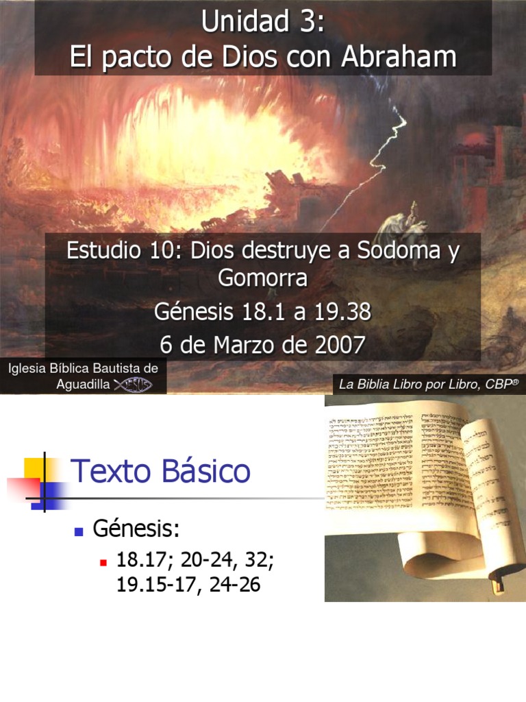 10 Dios Destruye A Sodoma y Gomorra | PDF | Abrahán | Sarah