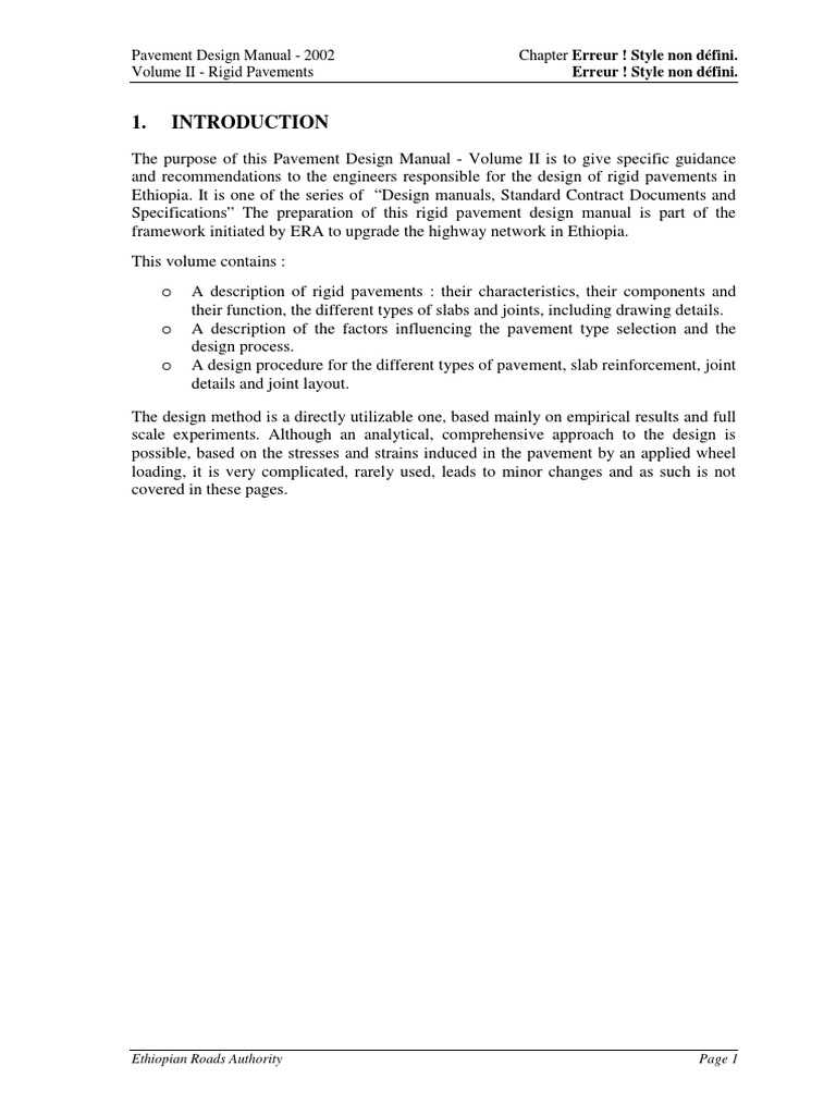 01 - Rigid Pavement Manual | PDF | Road Surface | Road