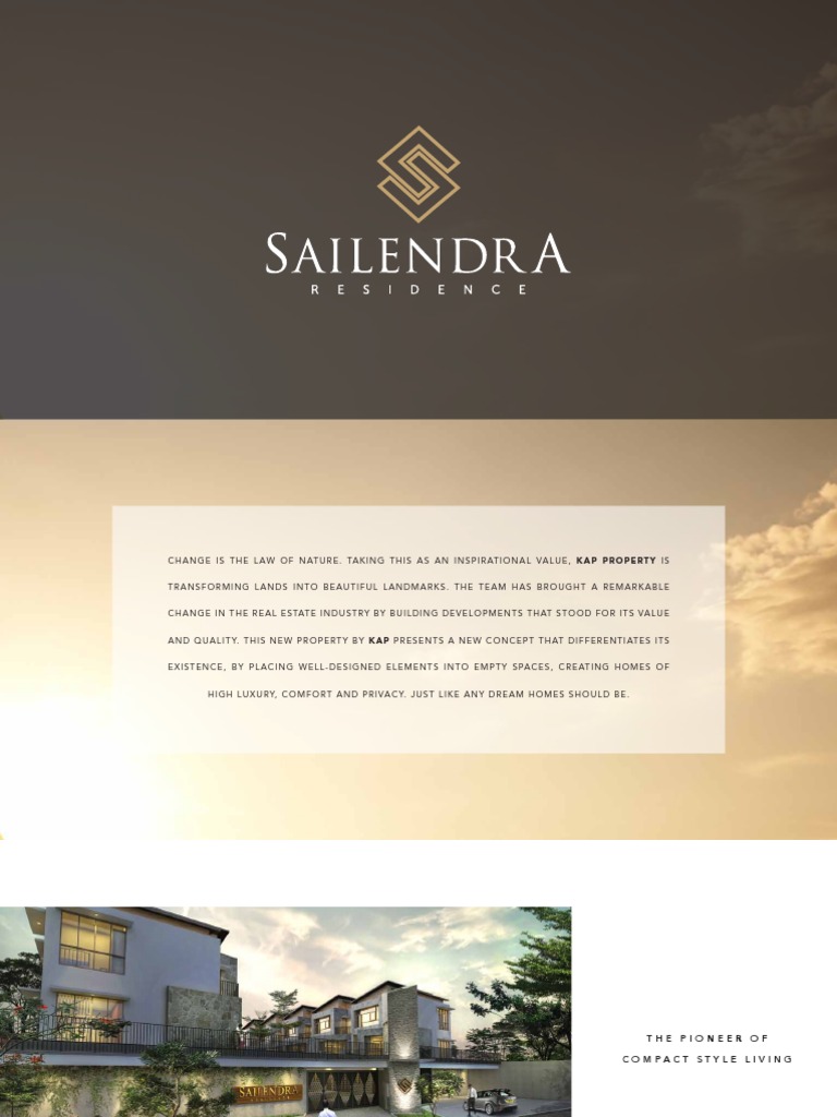Sailendra Residence E-Brochure | PDF