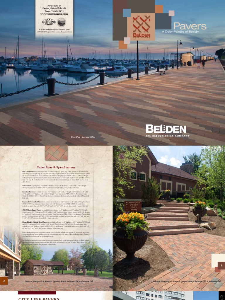 Belden Brick Pavers Brochure | PDF | Brick | Building Materials