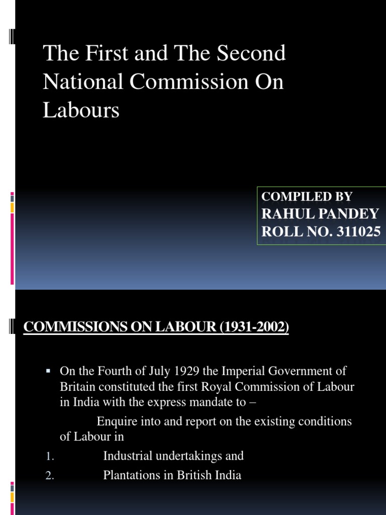 National Commission On Labour | PDF | Trade Union | Strike Action