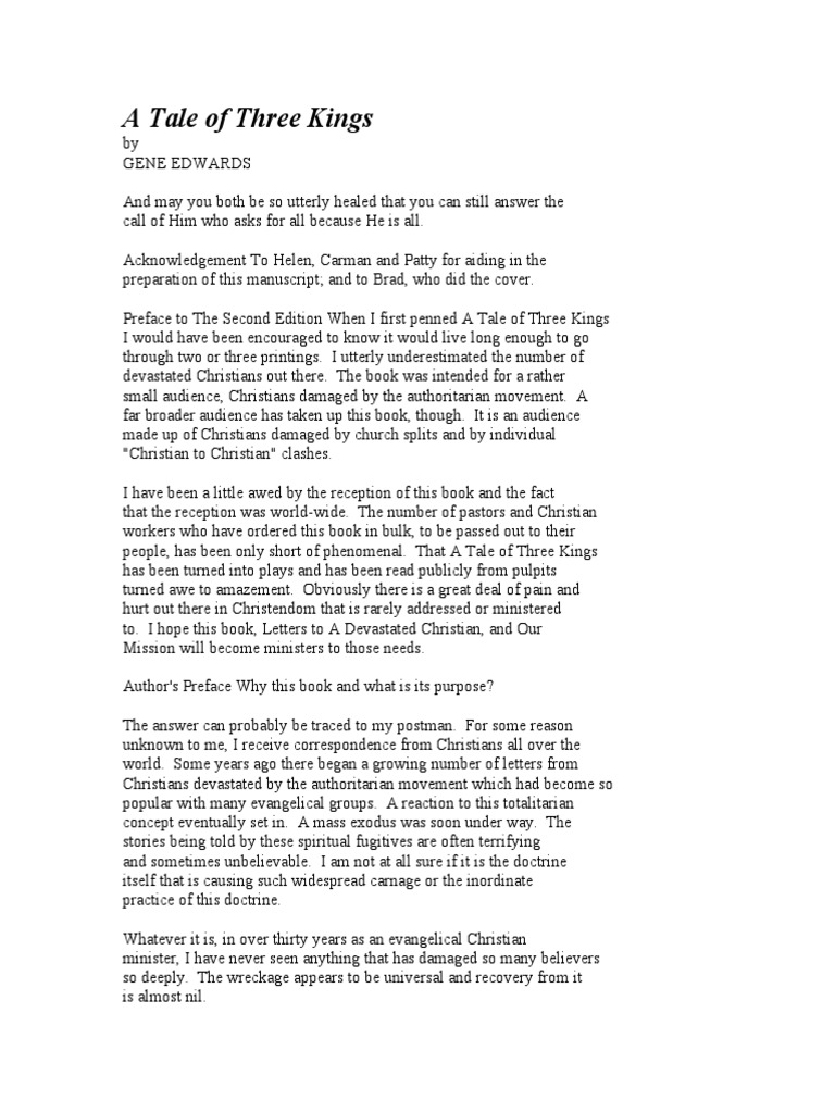 A Tale of Three Kings | PDF | Science | Philosophical Science