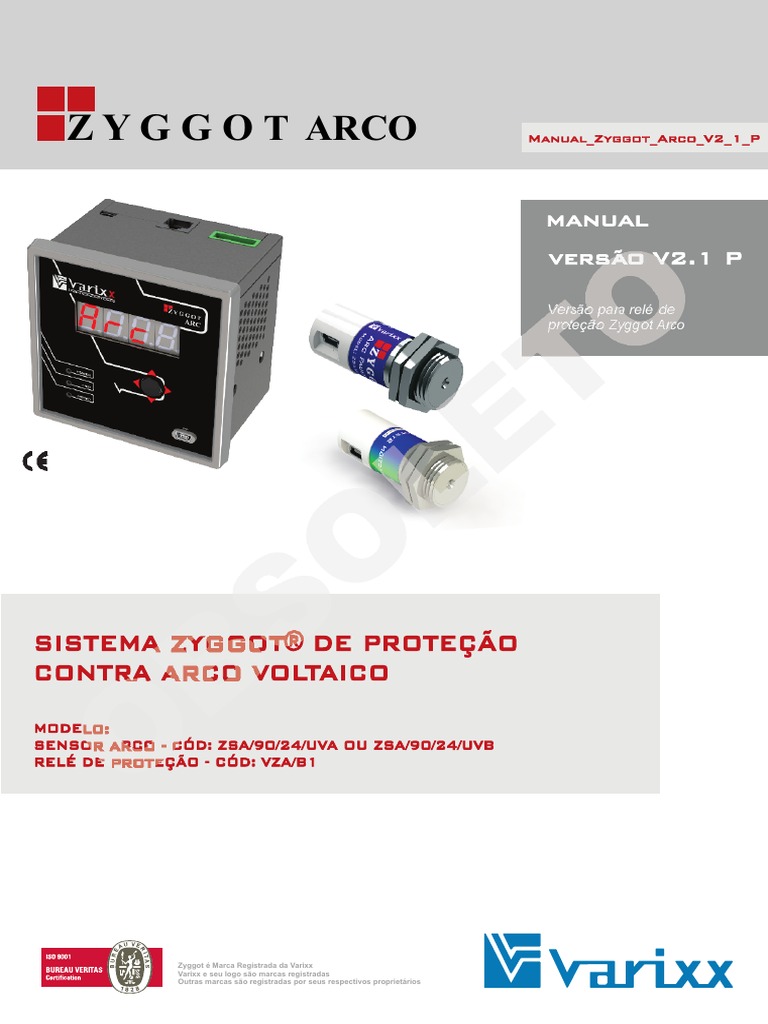 Manual Zyggot Arco v2 1 P (Obsoleto) | PDF | Ultraviolet | Programmable ...
