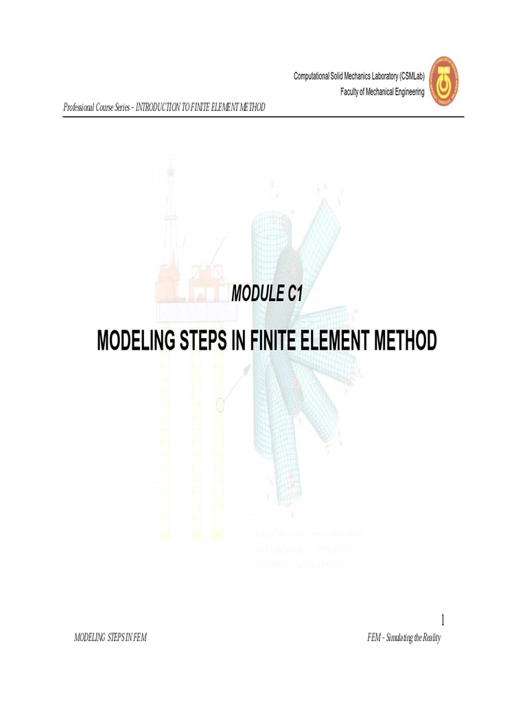 Steps in FE Modelling | PDF | Finite Element Method | Continuum Mechanics