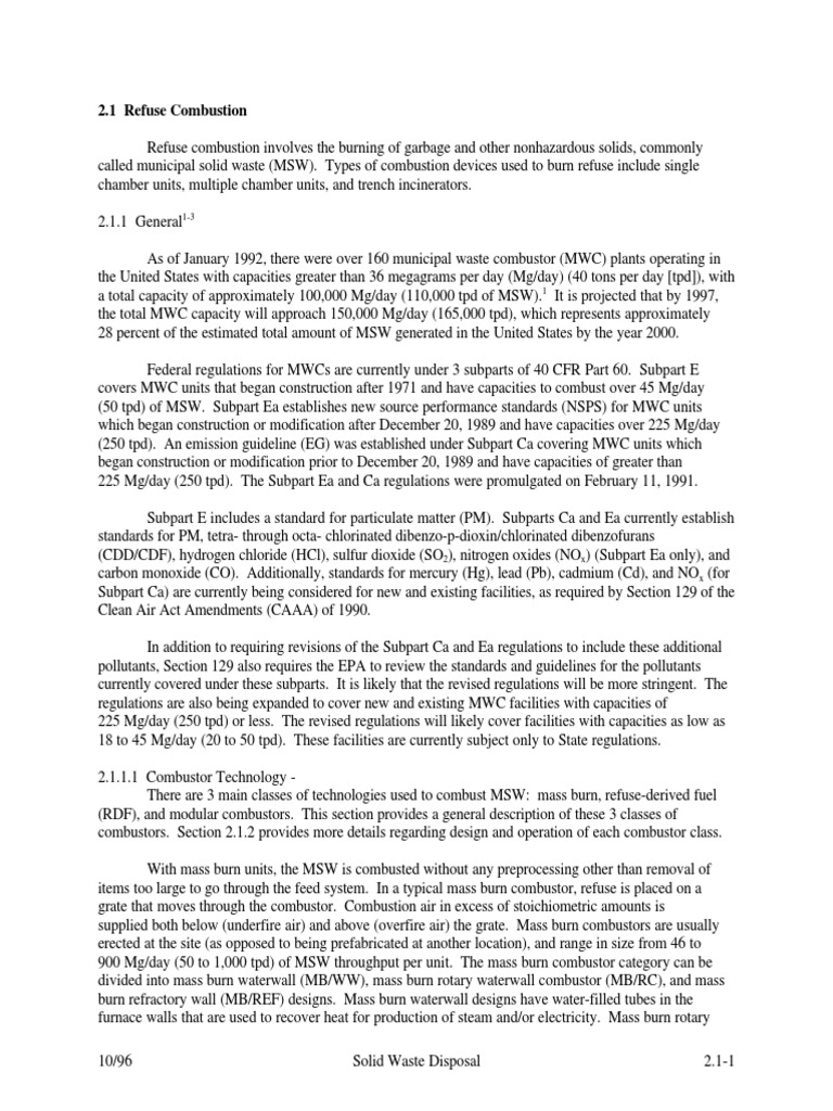 AP-42 Vol 2 | PDF | Combustion | Carbon Dioxide