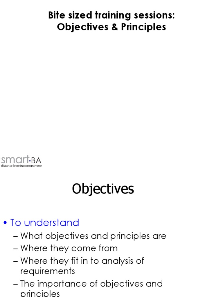 04 Objectives Module | PDF | Stakeholder (Corporate) | Customer ...