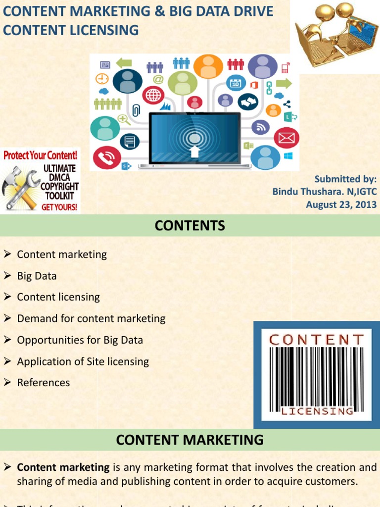 Content Licensing | Big Data | Subscription Business Model