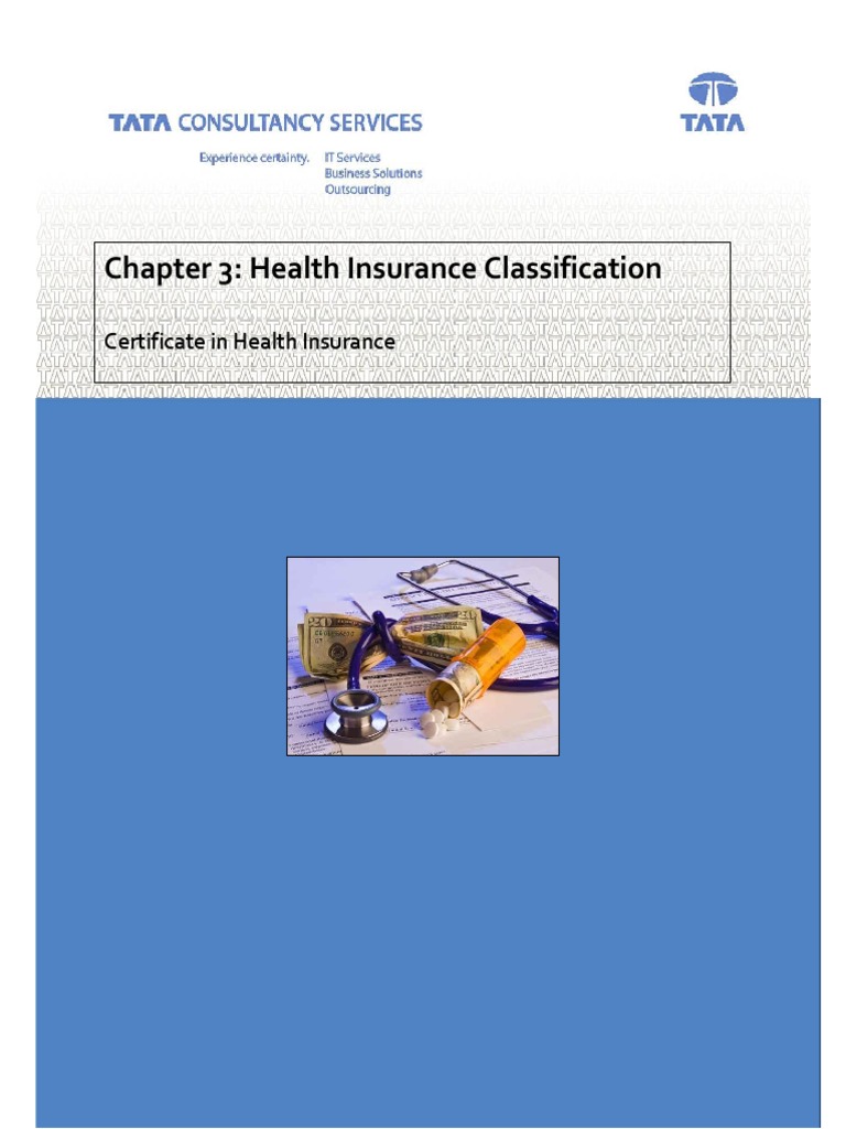 Health Insurance Classification Overview | PDF | Insurance | Taxes