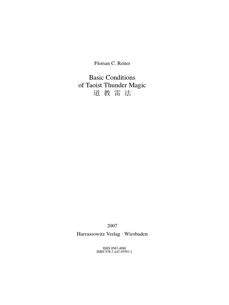 Taoist Thunder Magic | PDF
