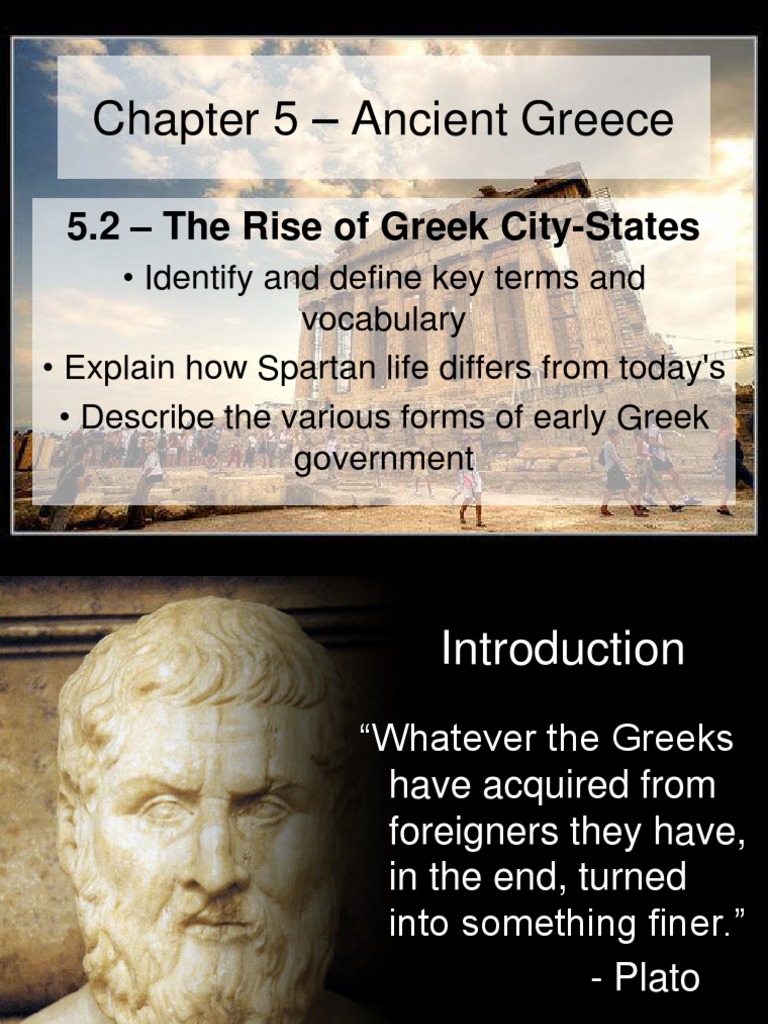 5 2 - The Rise of Greek City-States | PDF | Ancient Greece | Sparta