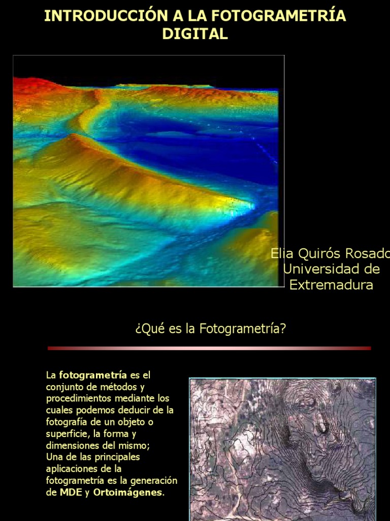 Fotogrametría Digital - 2005 | PDF | Fotografía aérea | Visión por ...