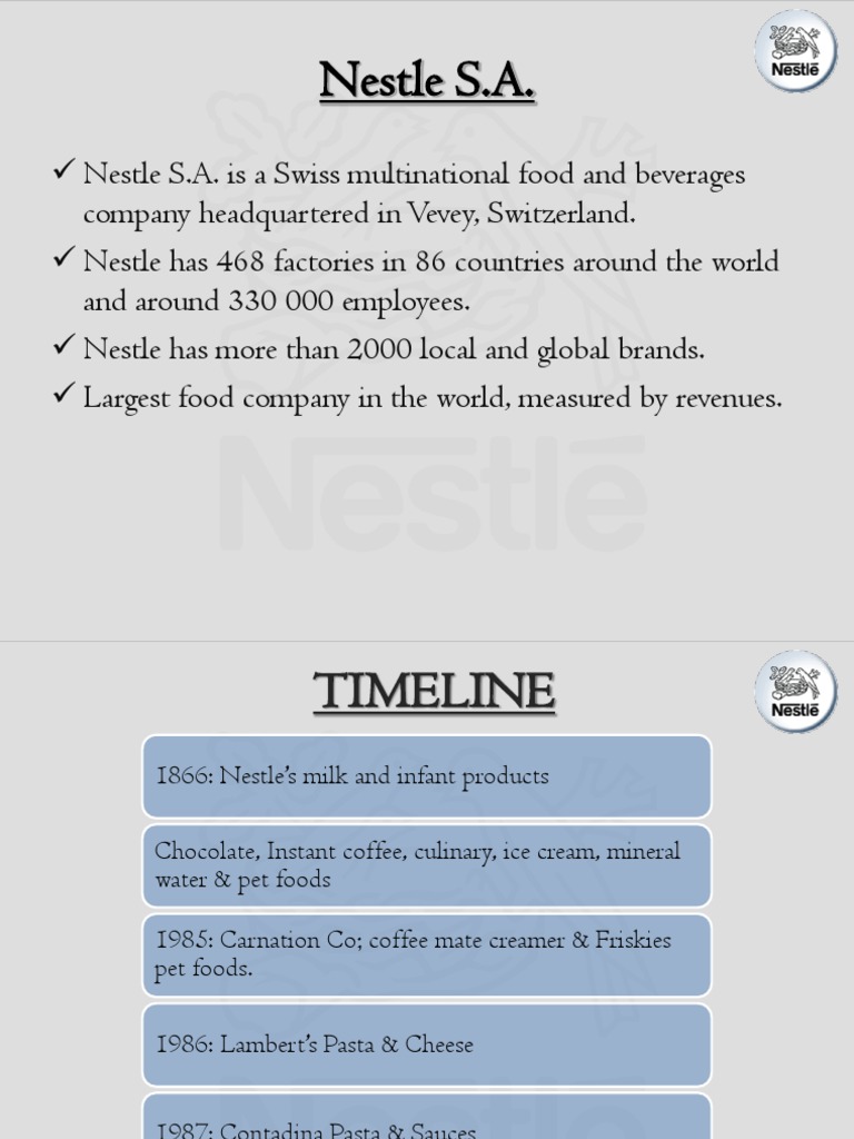 Nestle Case | PDF | Nestlé | Pizza