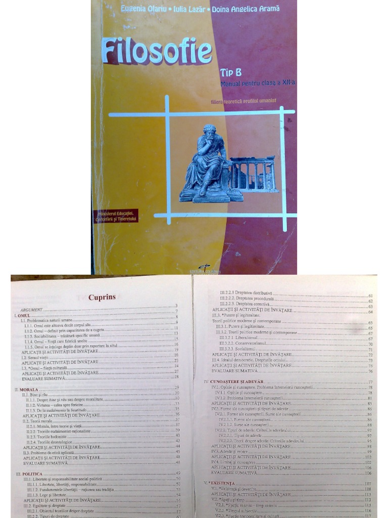 Manual de Filosofie | PDF