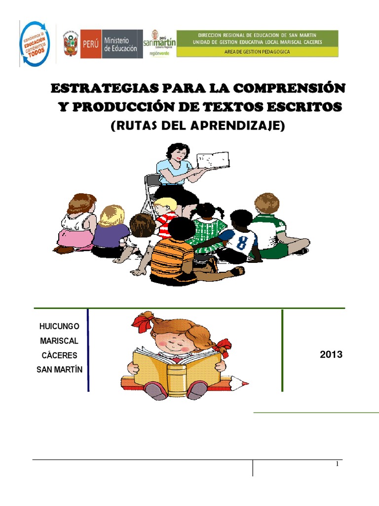 Estrategias de comprensión y producción de textos | Evaluación ...