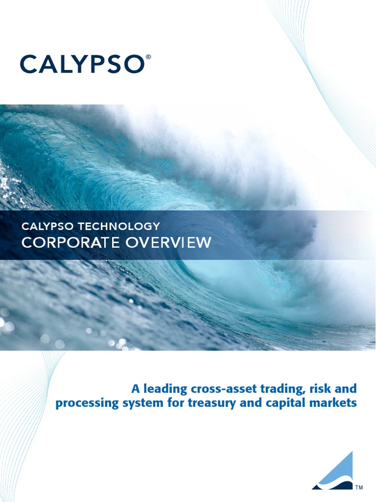 Brochures CALYPSO 2012e Corporate Overview | PDF | Derivative (Finance ...