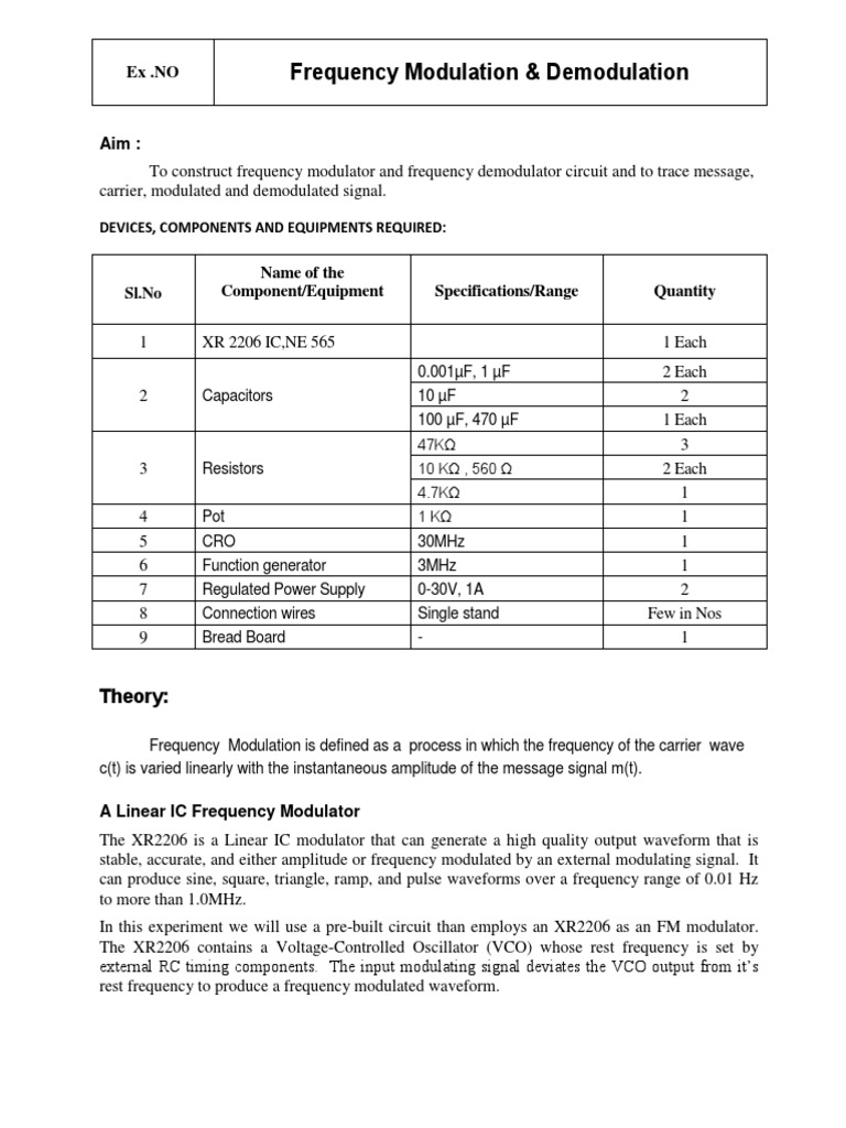 FM Mod 2 | PDF | Frequency Modulation | Modulation