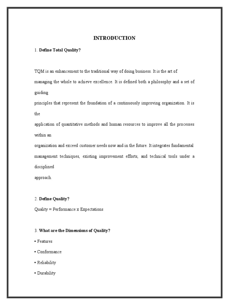 TQM in Tata Motors | PDF | Business Process | Quality Management