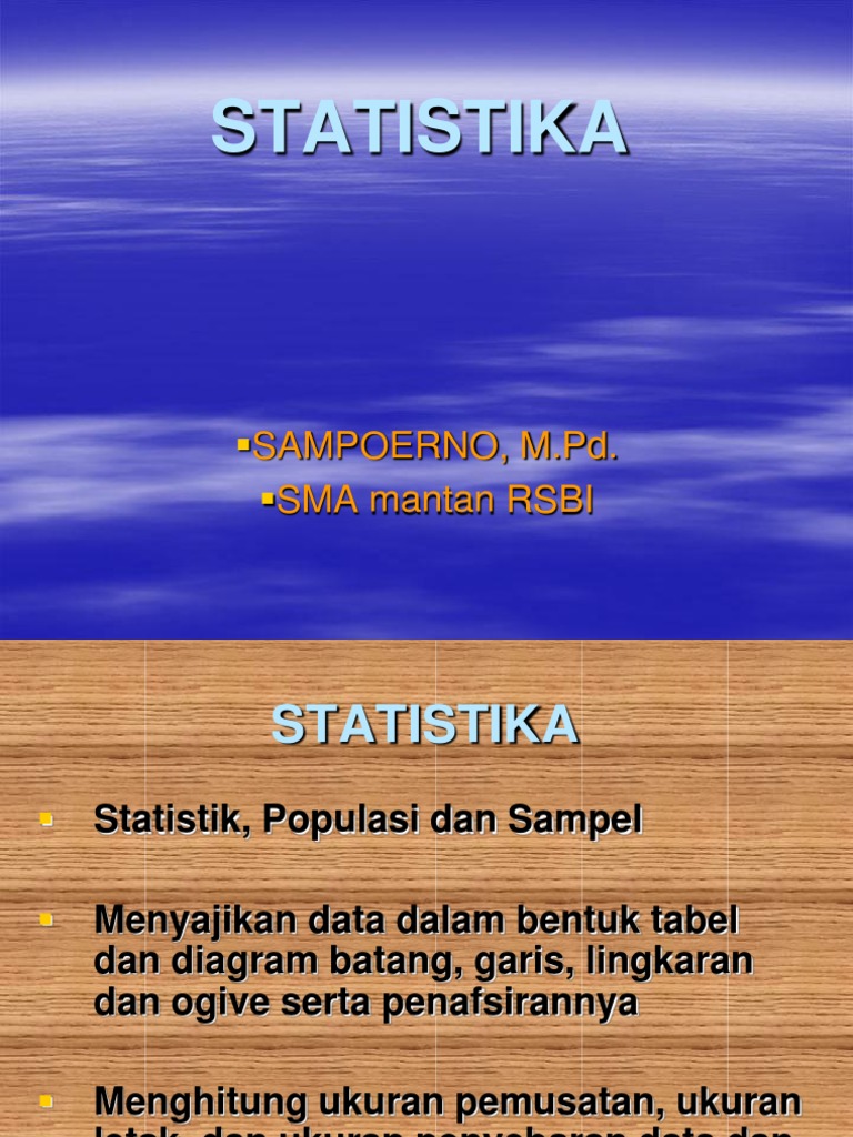 Statistika Matematika